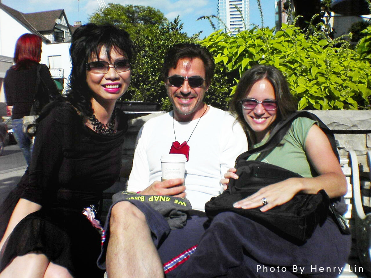 Jeanne Lottie with celebrities